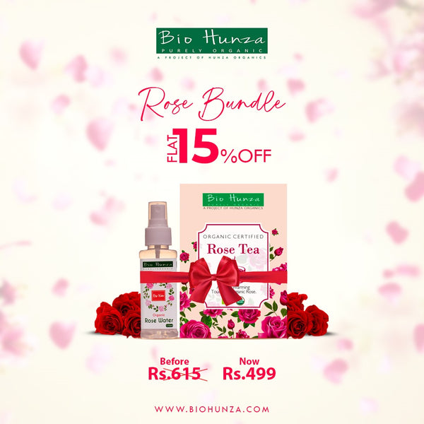 Luxury Rose Bundle – Fresh & Elegant Floral Arrangement – Bio Hunza